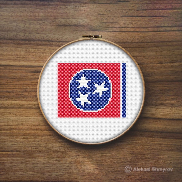 Tennessee Flag - Etsy