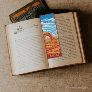 National Parks Bookmarks Cross Stitch Patterns, Book Worm Gift, Simple ...