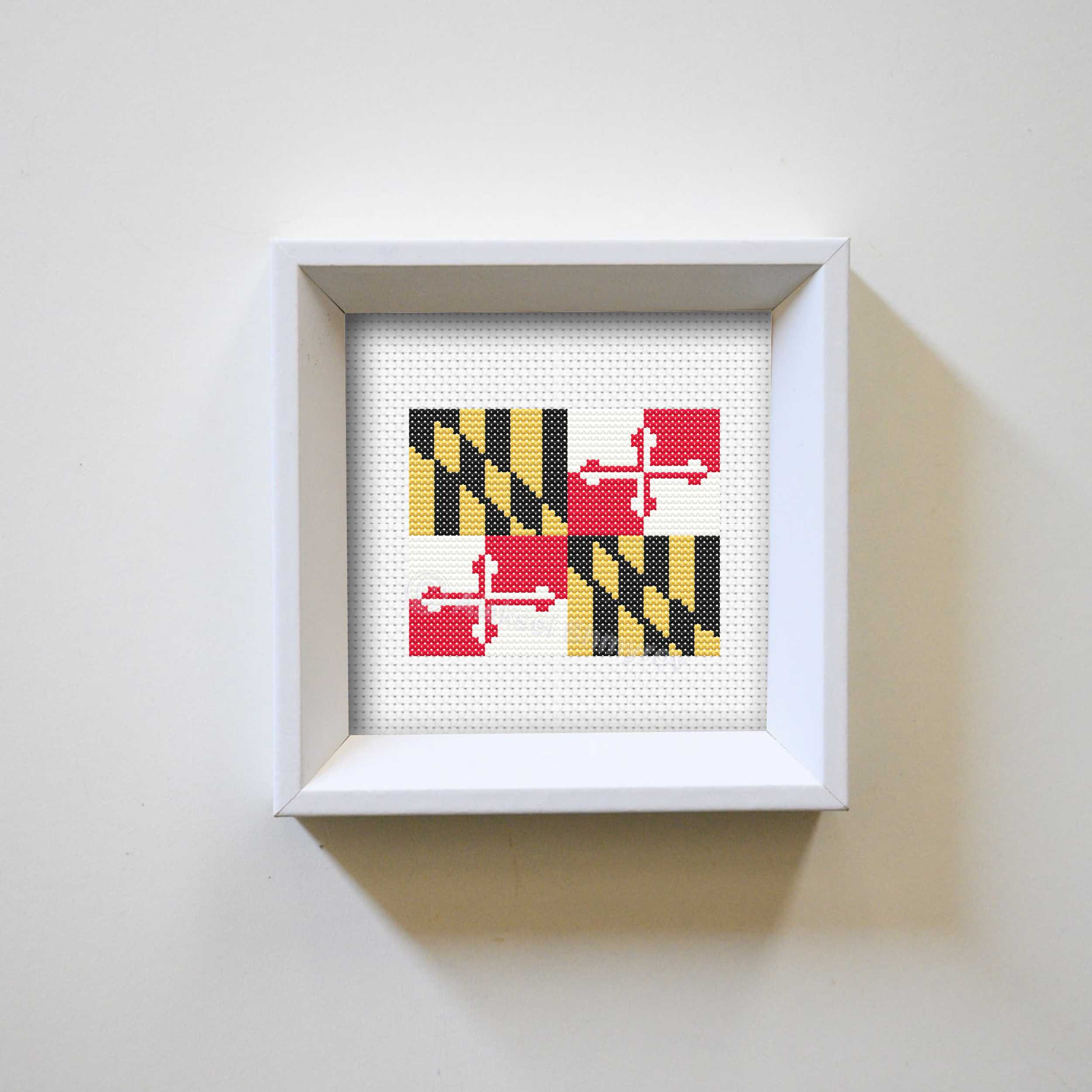 51 Tiny USA State Flags Cross Stitch Patterns Mini Cross - Etsy
