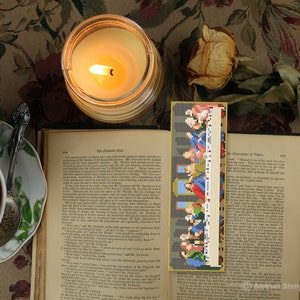 Leonardo Da Vinci Last Supper Art Cross Stitch Bookmark, Book Worm Gift ...
