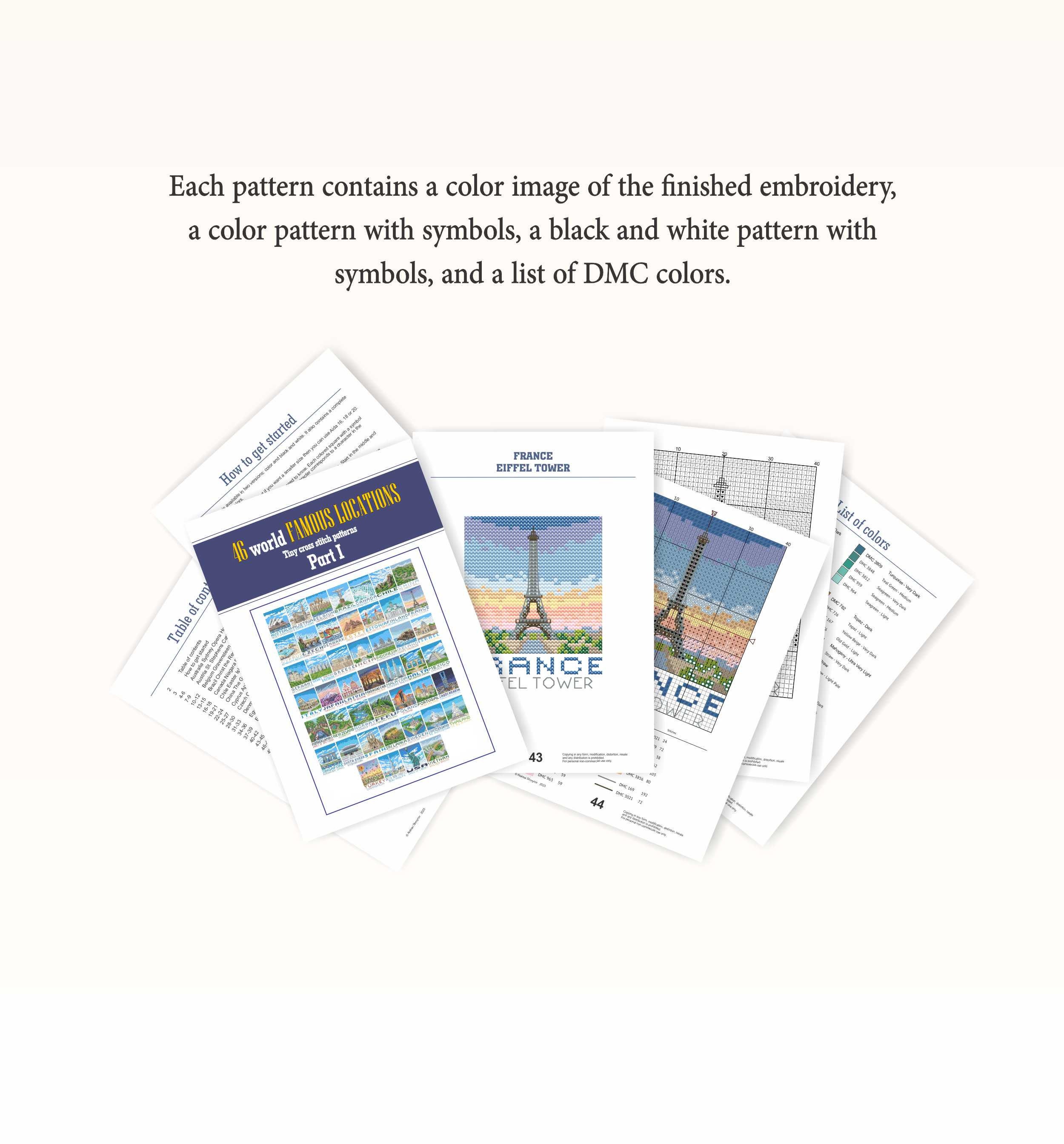 Sweden Travel Cross Stitch Pattern Mini Cross Stitch Pattern - Etsy