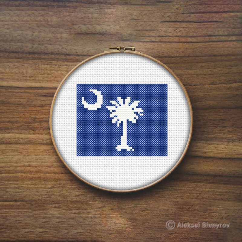 Sc State Flag - Etsy