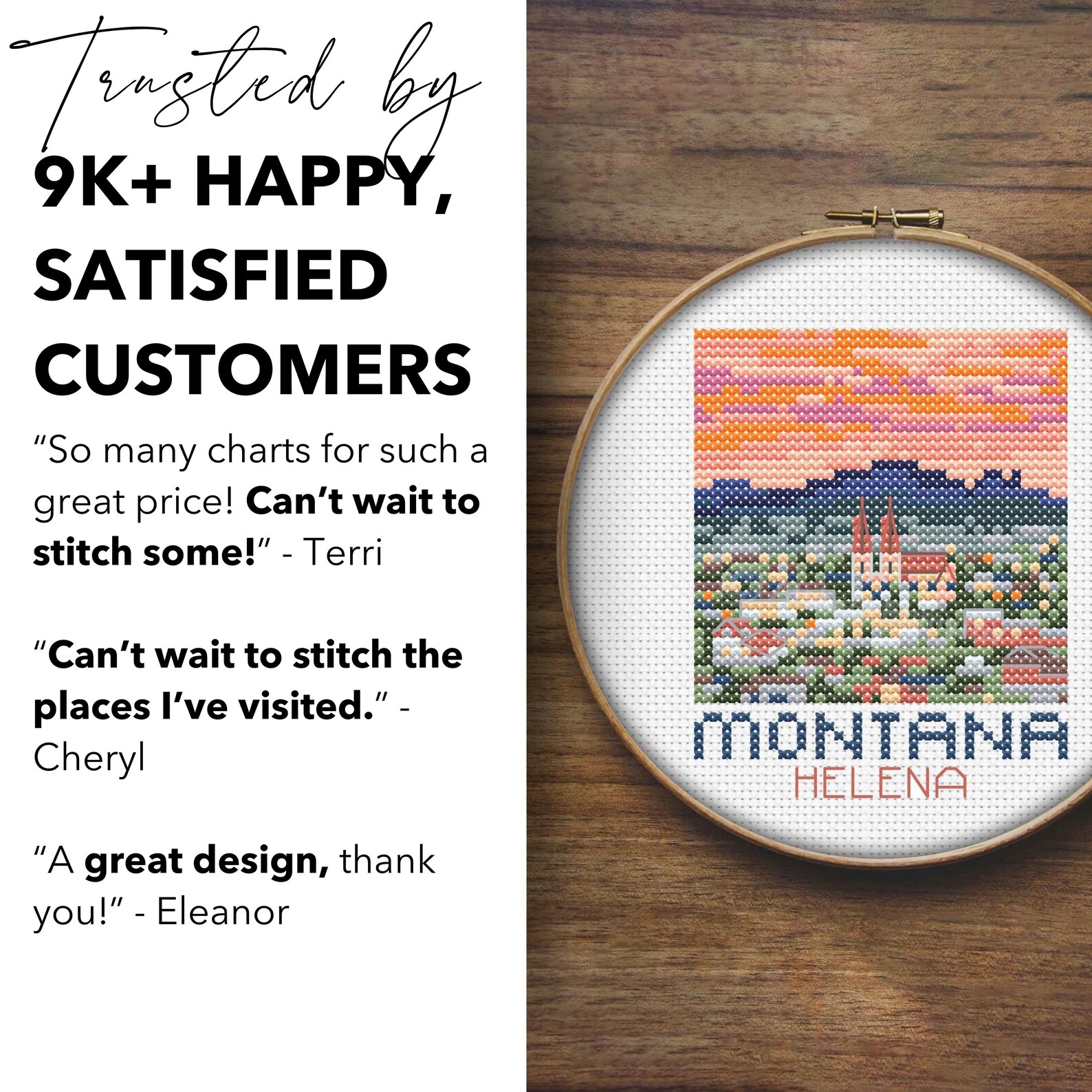 Tennessee Nashville City Cross Stitch Pattern, Mini Cross Stitch ...