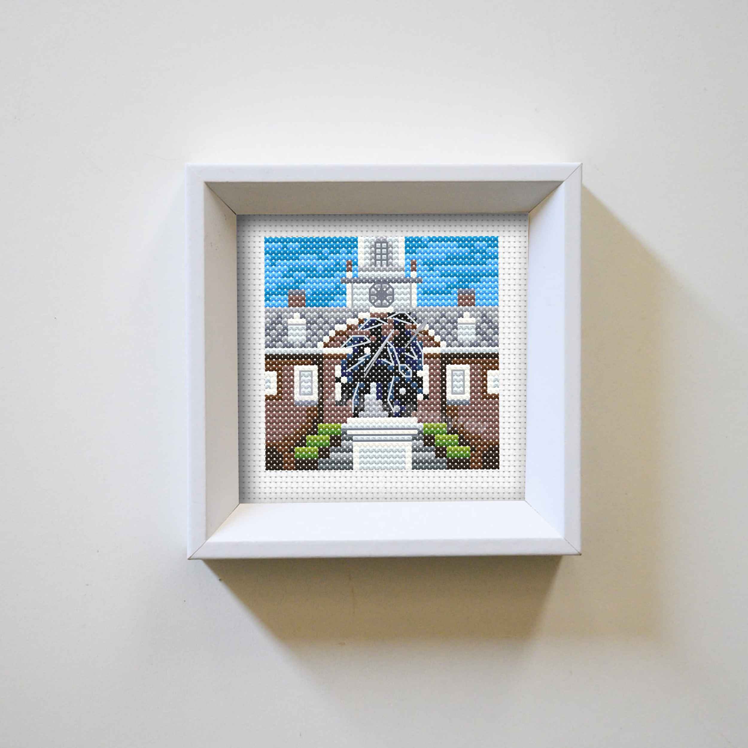 Delaware Dover City Cross Stitch Pattern, Mini Cross Stitch Pattern ...