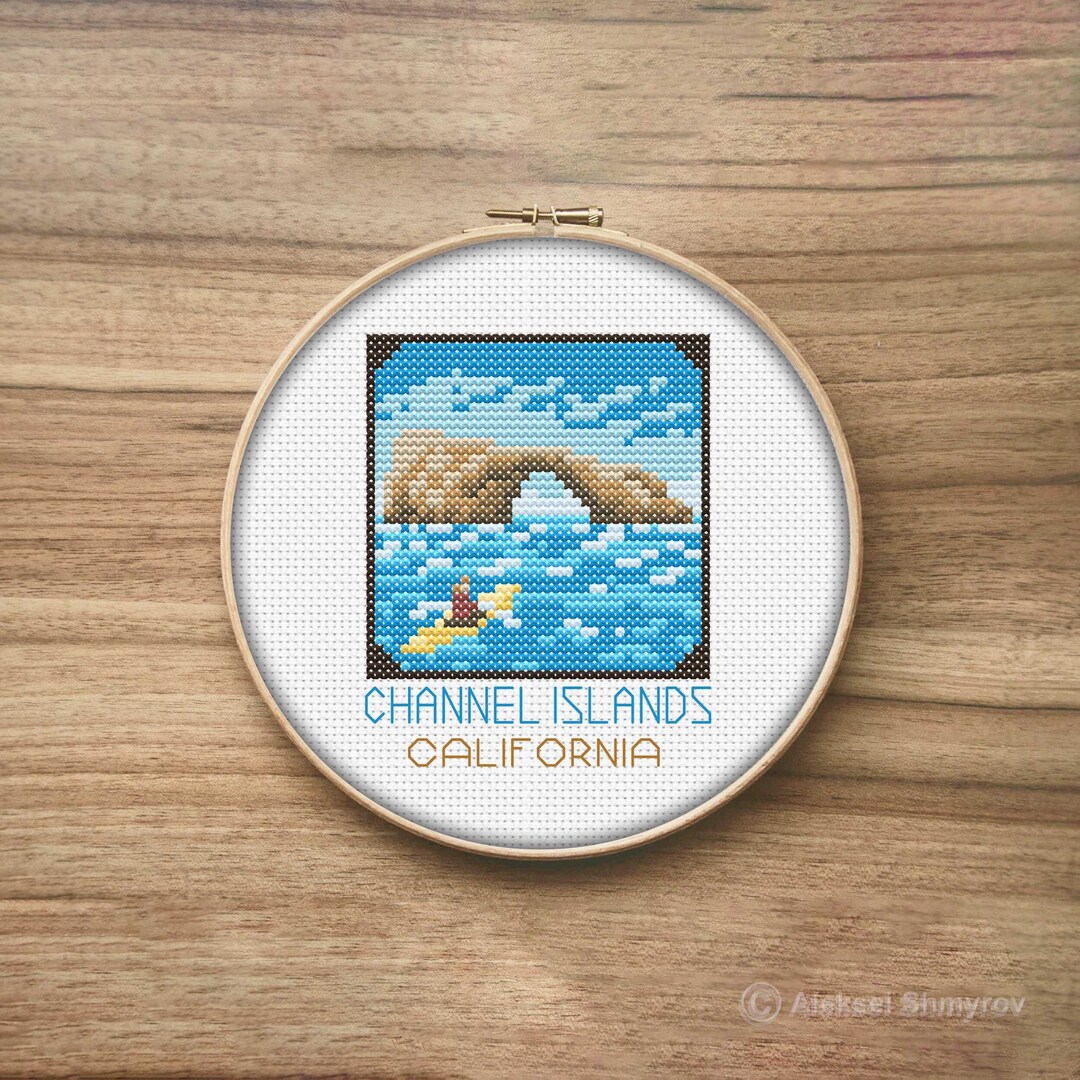 Channel Islands National Park Cross Stitch Patterns, Mini Cross Stitch ...