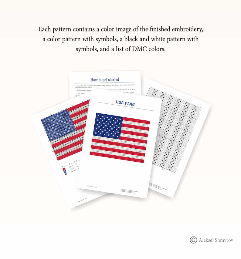 Arizona State Flag Cross Stitch Pattern America Flag Mini - Etsy