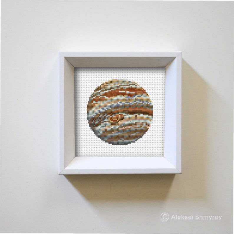 Patrón de punto de cruz de Júpiter en miniatura, Punto de cruz del ...