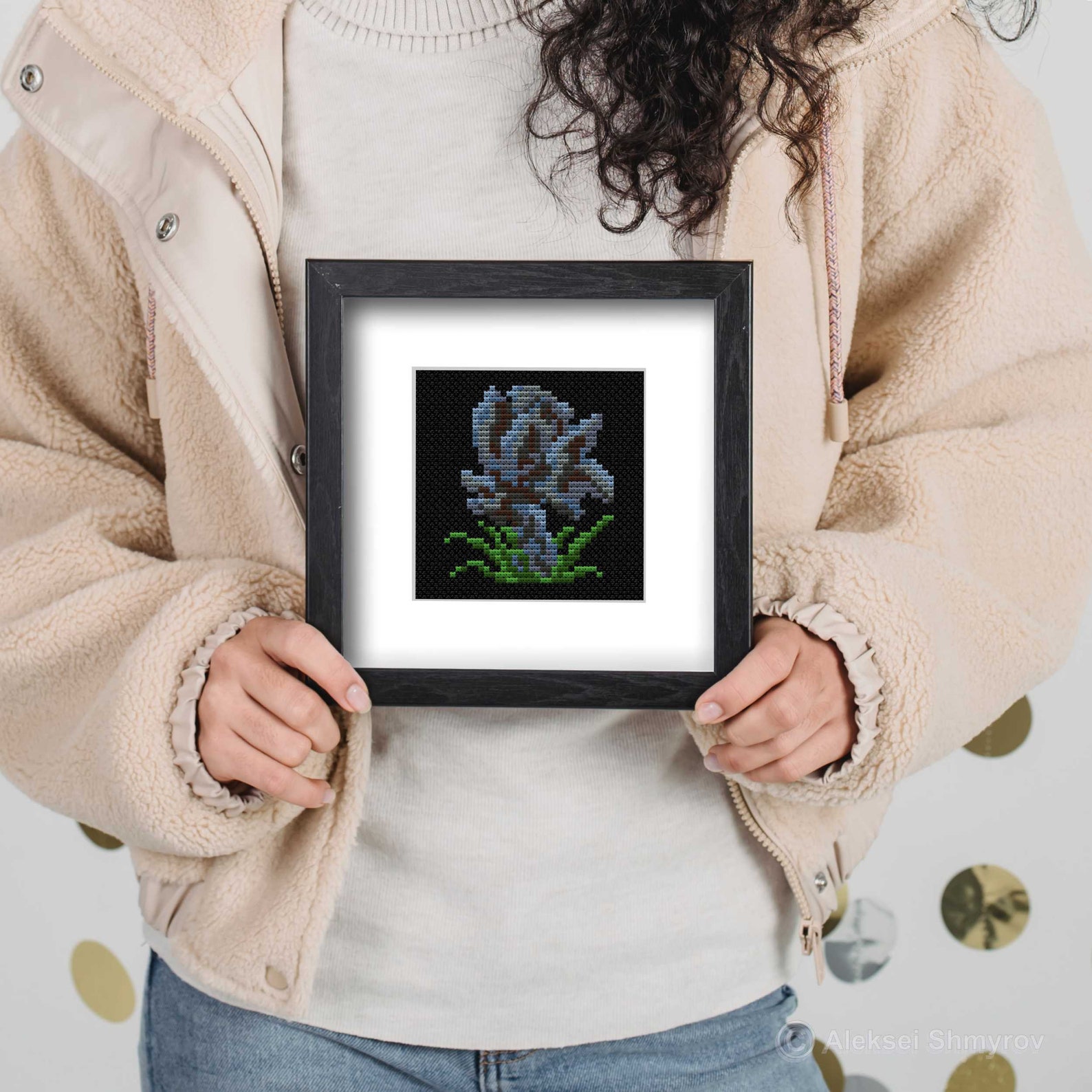 Mini Elfin Saddle Mushroom Cross Stitch Pattern, Forest Cross Stitch ...