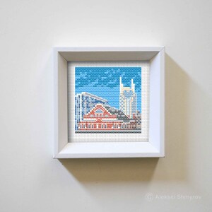 Tennessee Nashville City Cross Stitch Pattern, Mini Cross Stitch ...