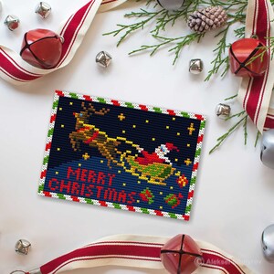 Christmas Card Cross Stitch Patterns, Mini Cross Stitch, Easy Cross ...