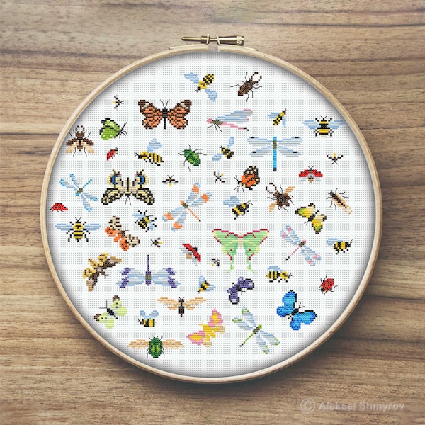 Bug Cross Stitch Pattern - Etsy