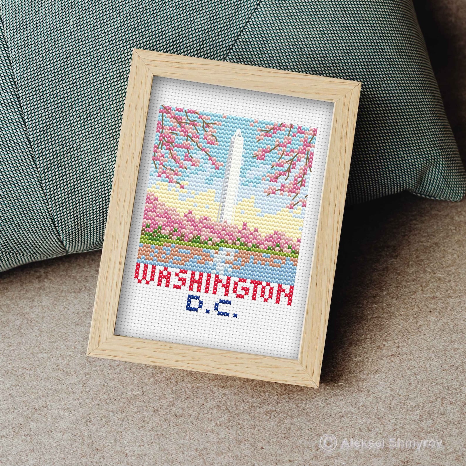 Washington DC City Cross Stitch Pattern, Mini Cross Stitch Pattern ...