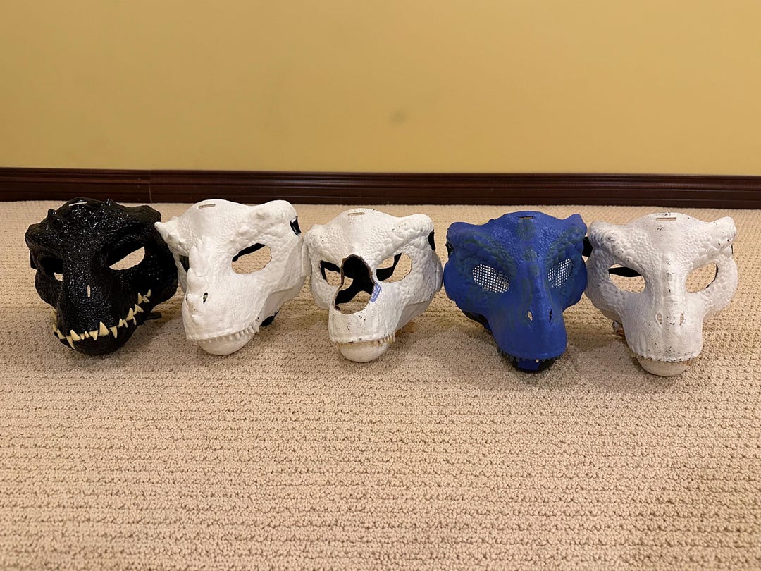 T-rex Dino Mask Bundle - Etsy