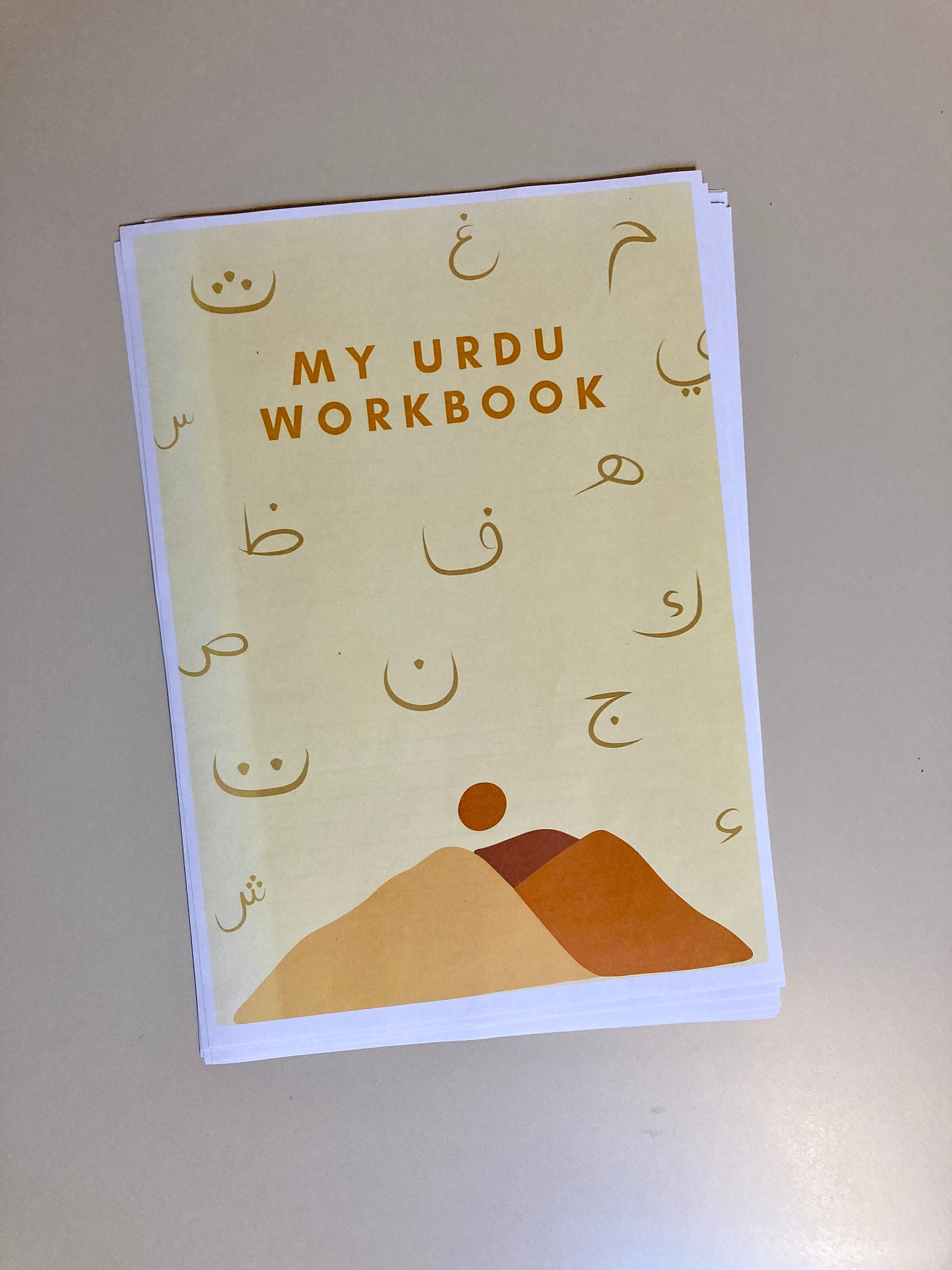 Learn Urdu - My Urdu Workbook Worksheet - Alphabet, Numbers, Time ...