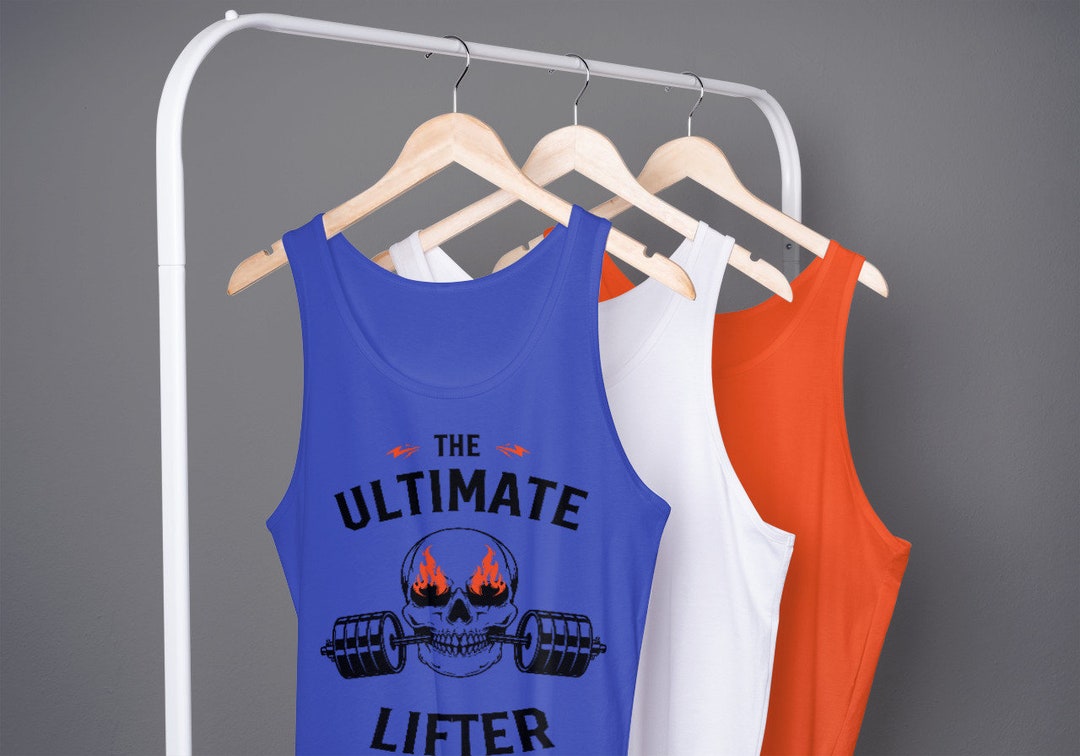 The Ultimate Lifter Tank, Strength Tank, Training Hard Tank, Graphic ...