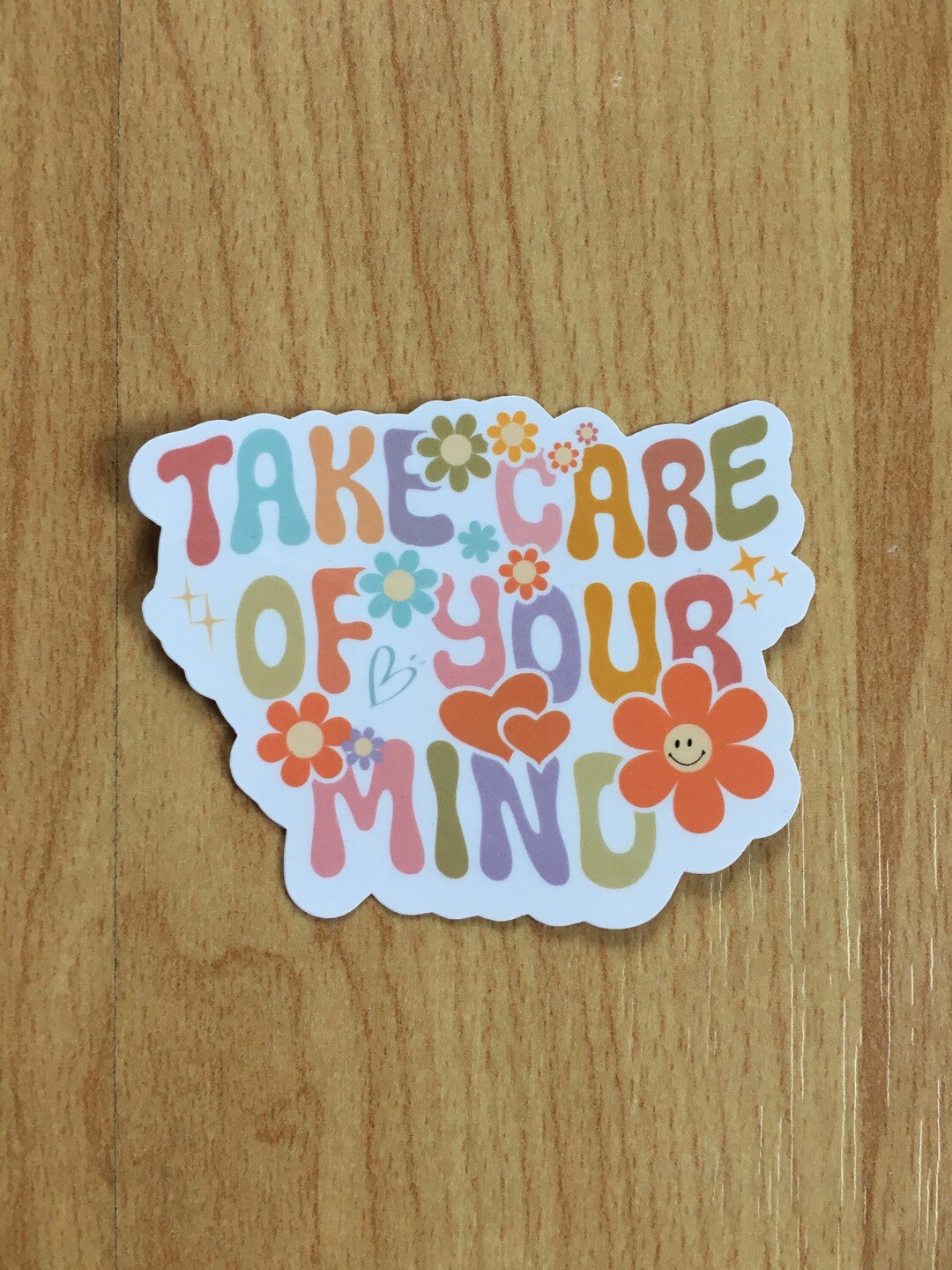 Take Care of Your Mind Sticker Mental Health Mental Health Stickers ...