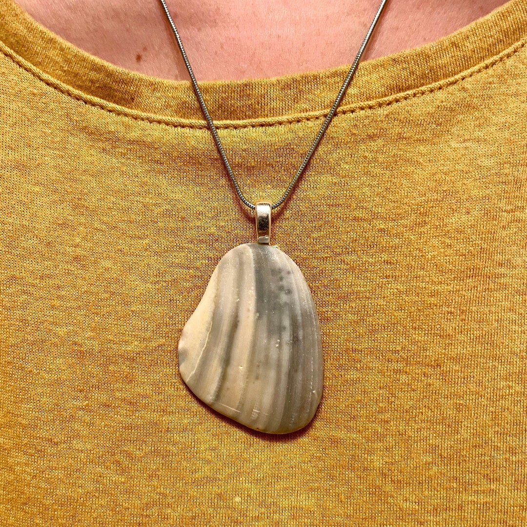 Shell Fragment Necklace - Etsy