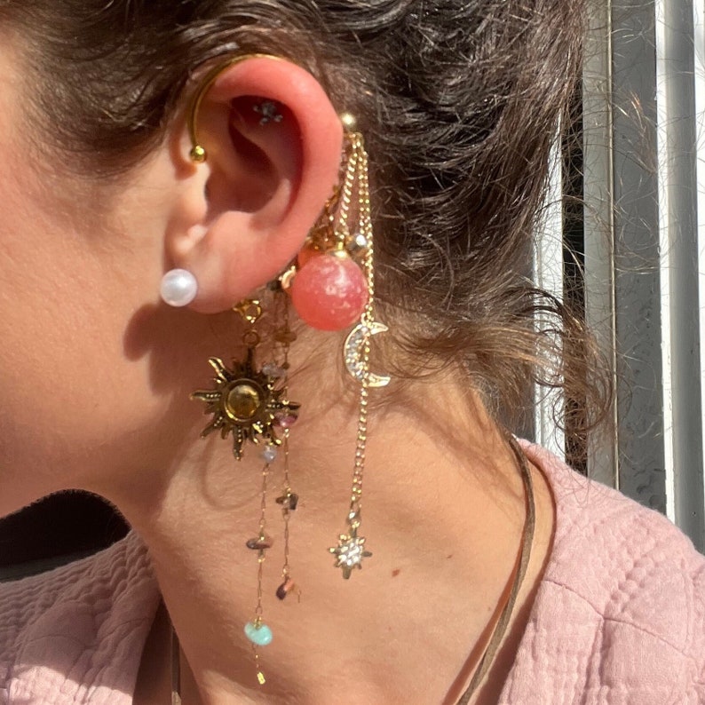 Gold Eclectic Ear Cuffs - Etsy