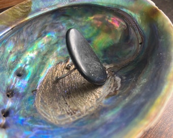 Worry Stone Ring in Sterling Silver, Silver Worry Stone, Anti-anxiety ...