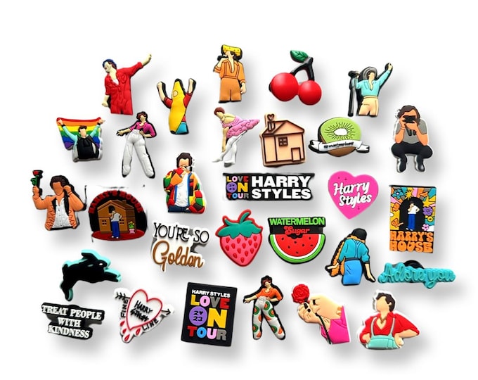 Harry S Inspired Croc Charms/ Fine Line/ HS/ Harry's House/ Croc Charm ...