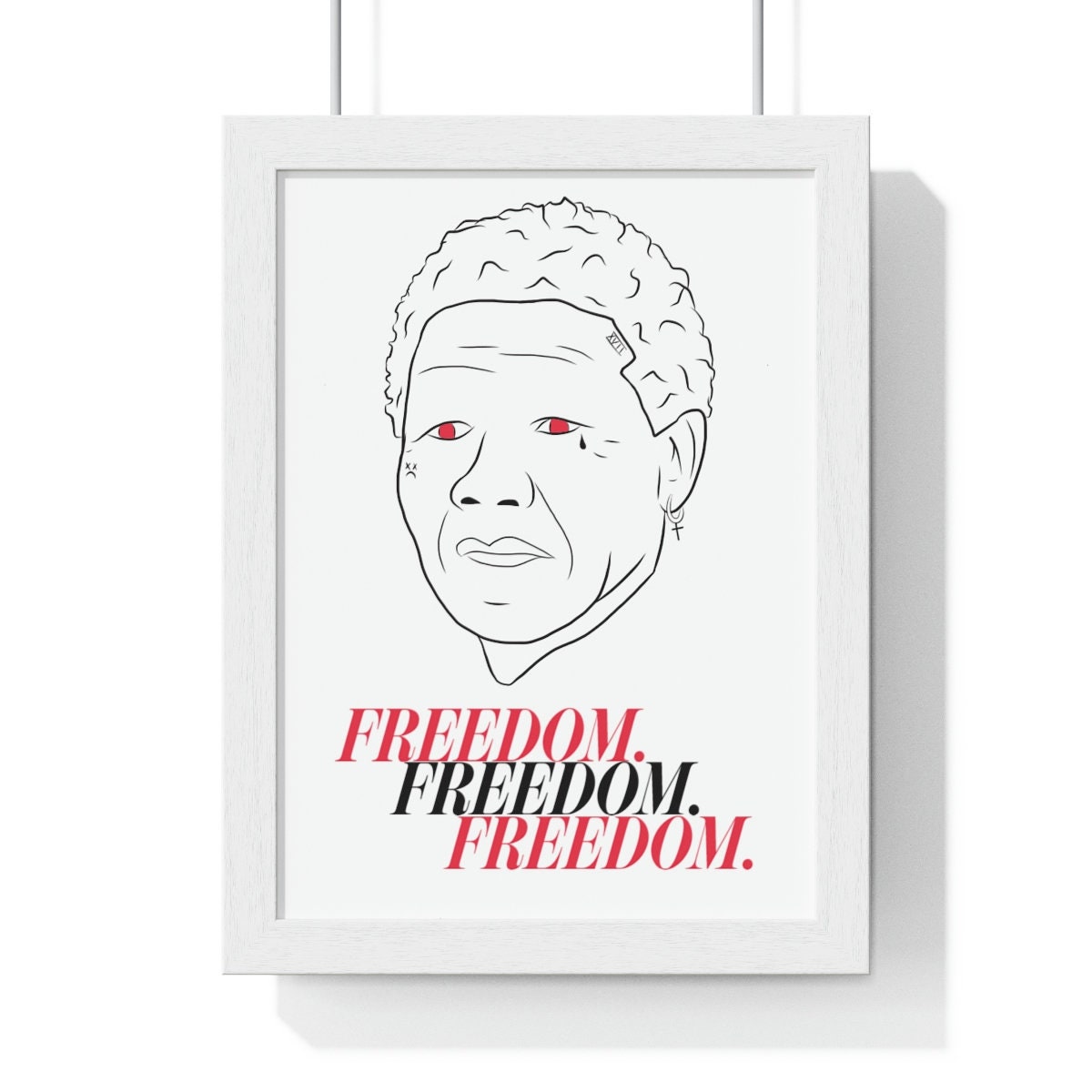 Nelson Mandela Poster Pluto's Take on Fight for Freedom FRAME INCLUDED ...