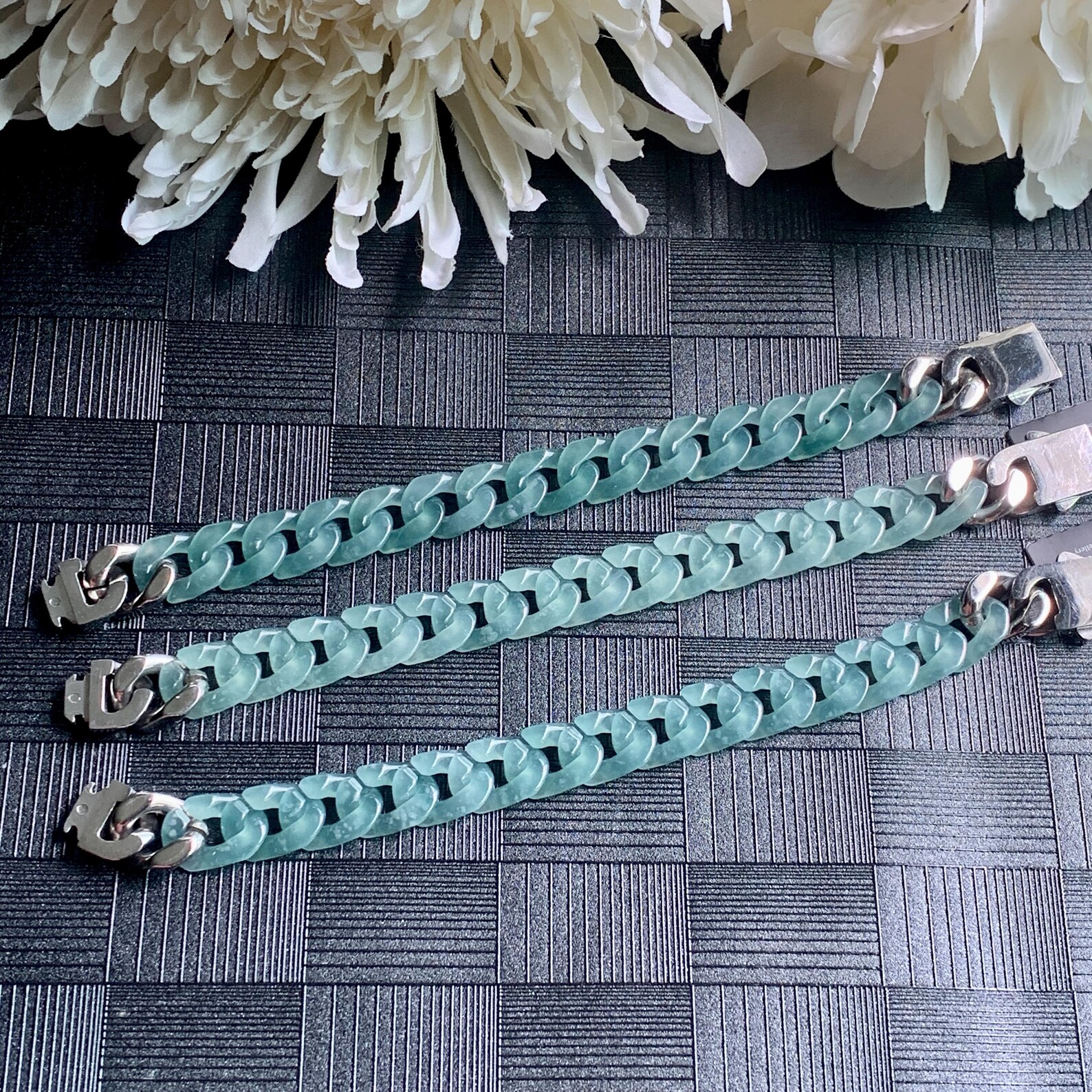 Blue Cuban Link Bracelet (PJA00964) - Etsy
