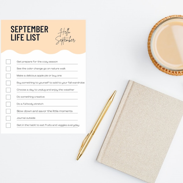 2023 Bucket List Template - Etsy