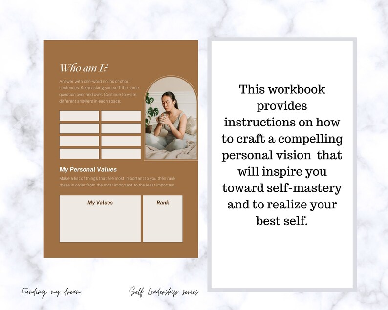 Workbook Personal Vision, Create a Vision With Self Discovery and Self ...