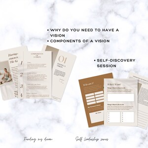 Workbook Personal Vision, Create a Vision With Self Discovery and Self ...