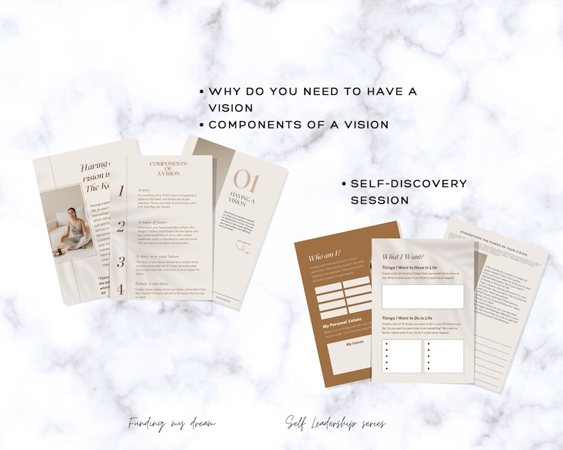 Workbook Personal Vision, Create a Vision With Self Discovery and Self ...