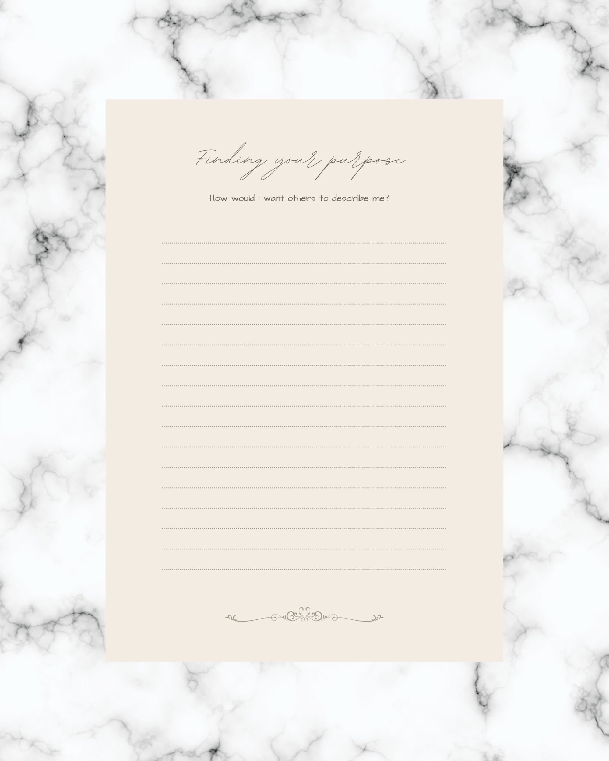 Workbook Finding My Purpose, Self Leadership Journal, Find Your Passion ...