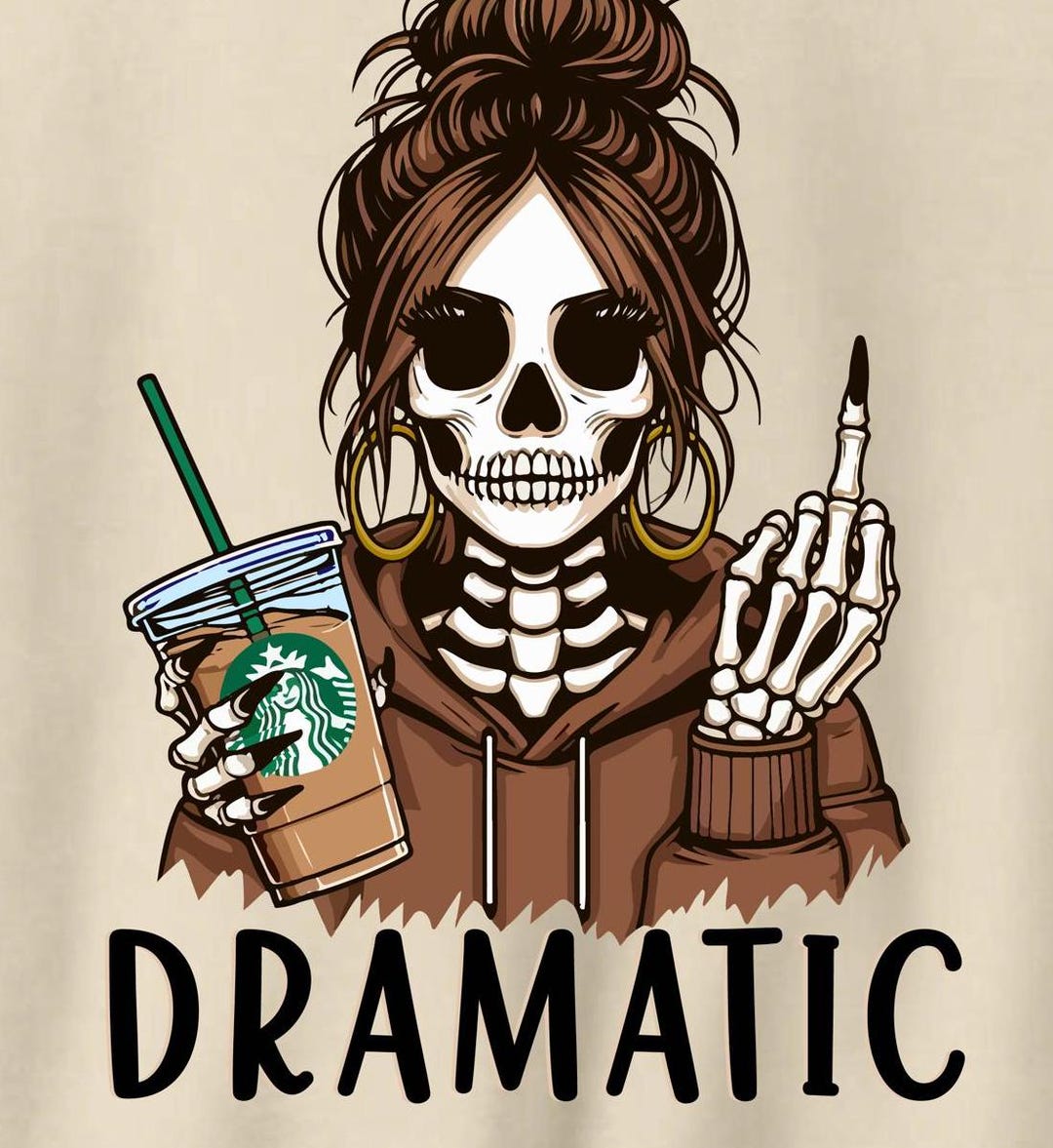 Dramatic Skeleton/ PNG/ DTF/ Sublimation - Etsy
