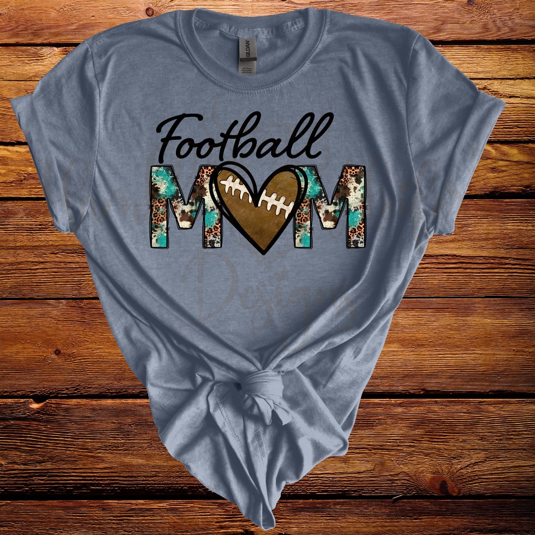 Football Mom/ Leopard/ PNG/ Digital Download/ DTF/ Sublimation - Etsy