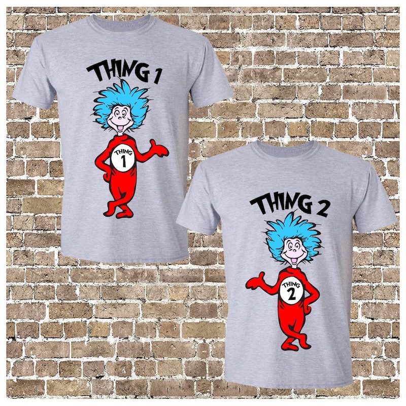 Thing 1 Font - Etsy