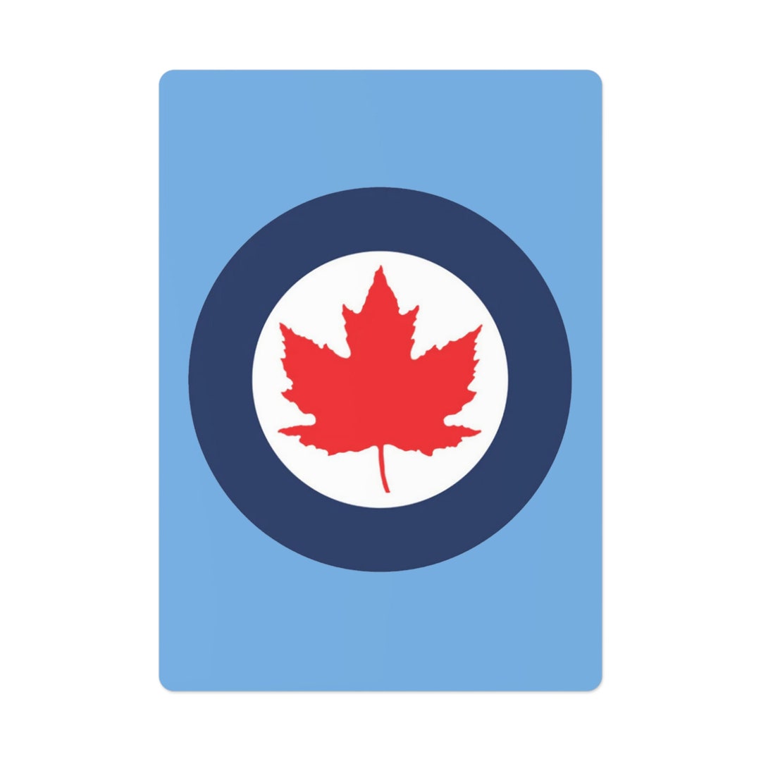 RCAF Roundel Poker Cards - Etsy