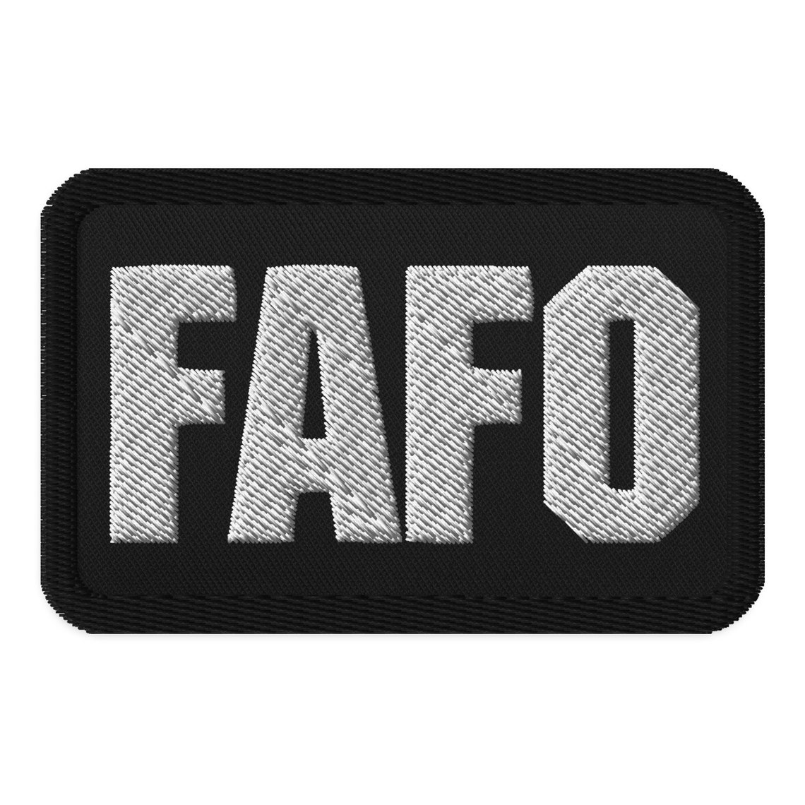 F.A.F.O. Embroidered Patch - Etsy