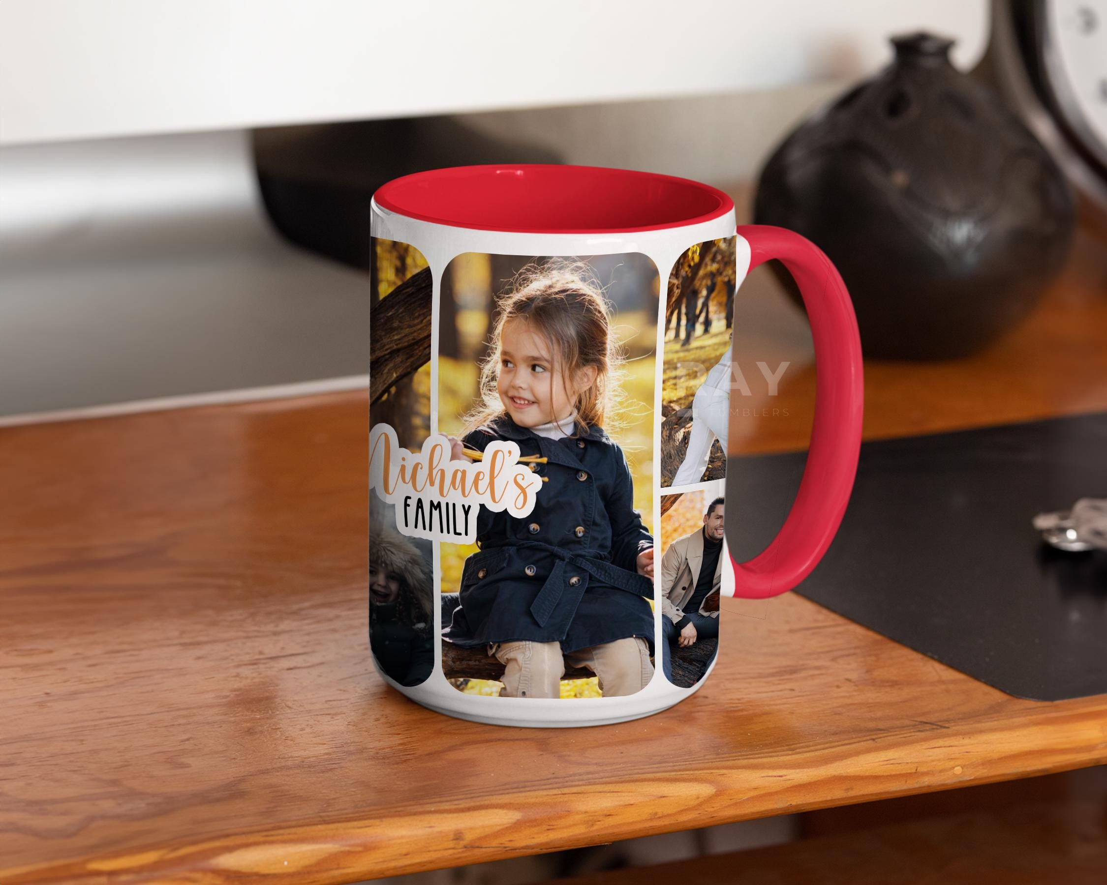 Personalized Picture Mug Custom Photo Collage Mug Family Gift Birthday ...