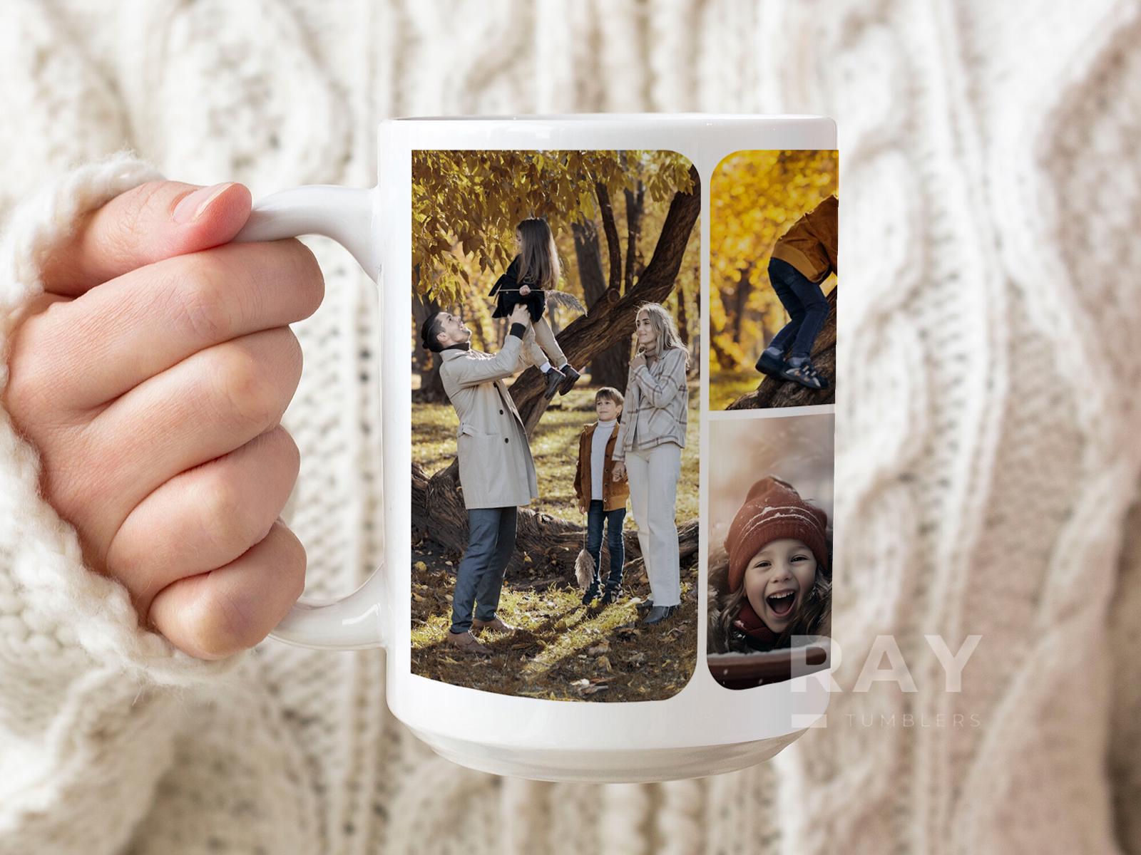 Personalized Picture Mug Custom Photo Collage Mug Family Gift Birthday ...