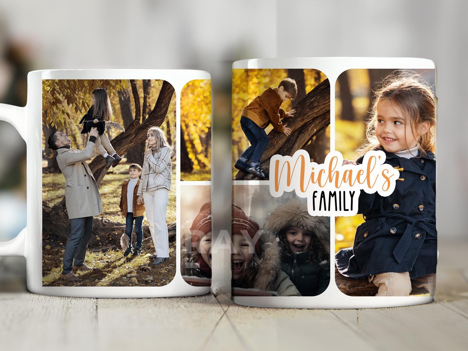Personalized Picture Mug Custom Photo Collage Mug Family Gift Birthday ...