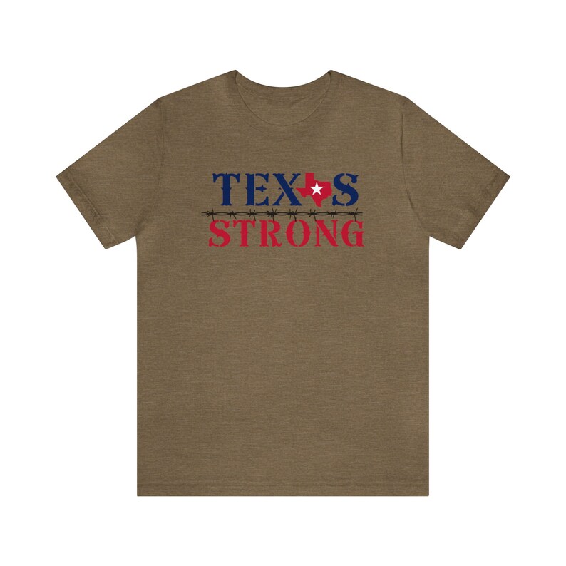 Texas Strong - Show Your Support for Texas (unisex Jersey Short Sleeve ...