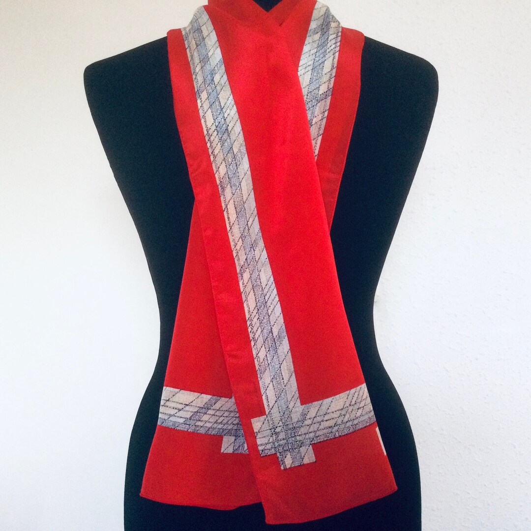 2x Pierre Cardin Silk Scarves for Men French Vintage Luxury - Etsy