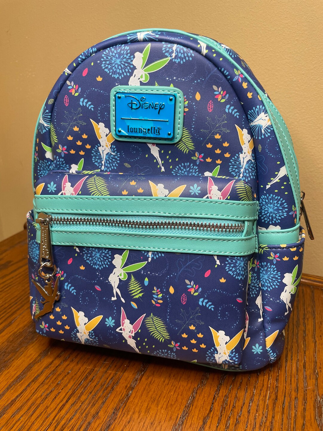 Loungefly Disney Teal Tinkerbell Mini Backpack - Etsy