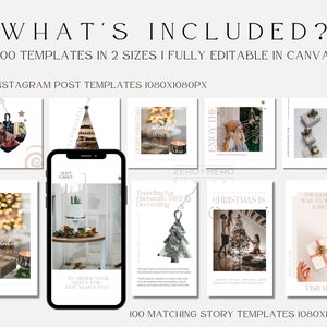 200 Christmas & New Year Eve Social Media Templates | Canva Holiday ...