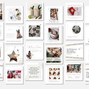 200 Christmas & New Year Eve Social Media Templates | Canva Holiday ...