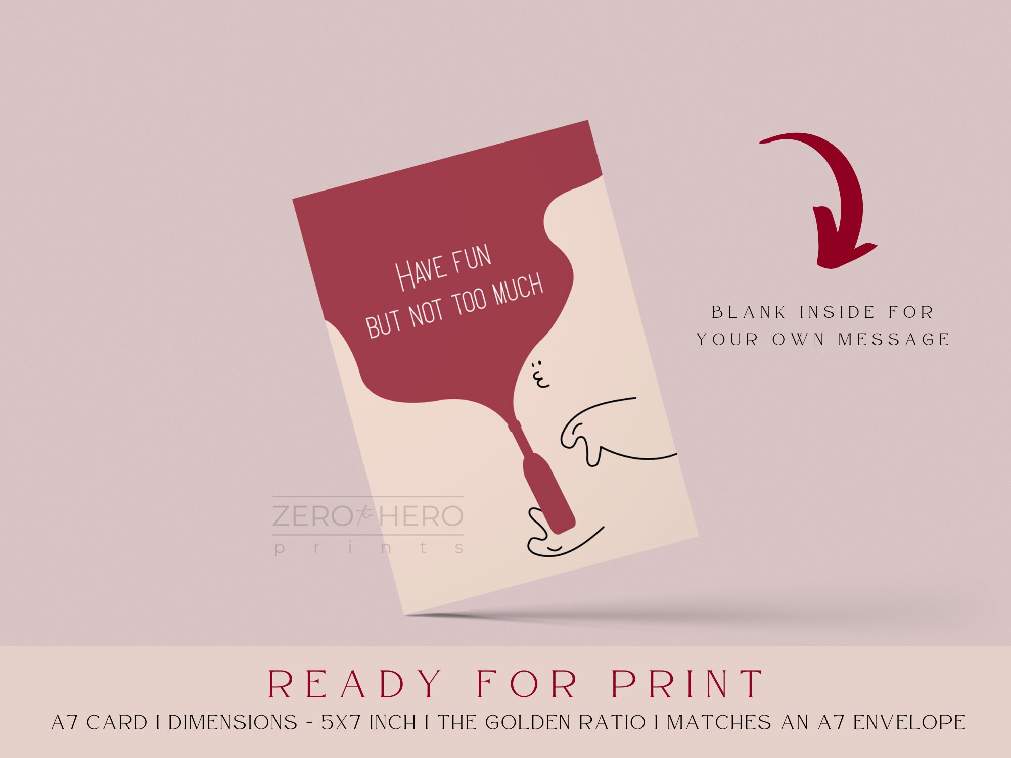 Printable Card Funny Printable Birthday Card Downloadable Birthday Card ...