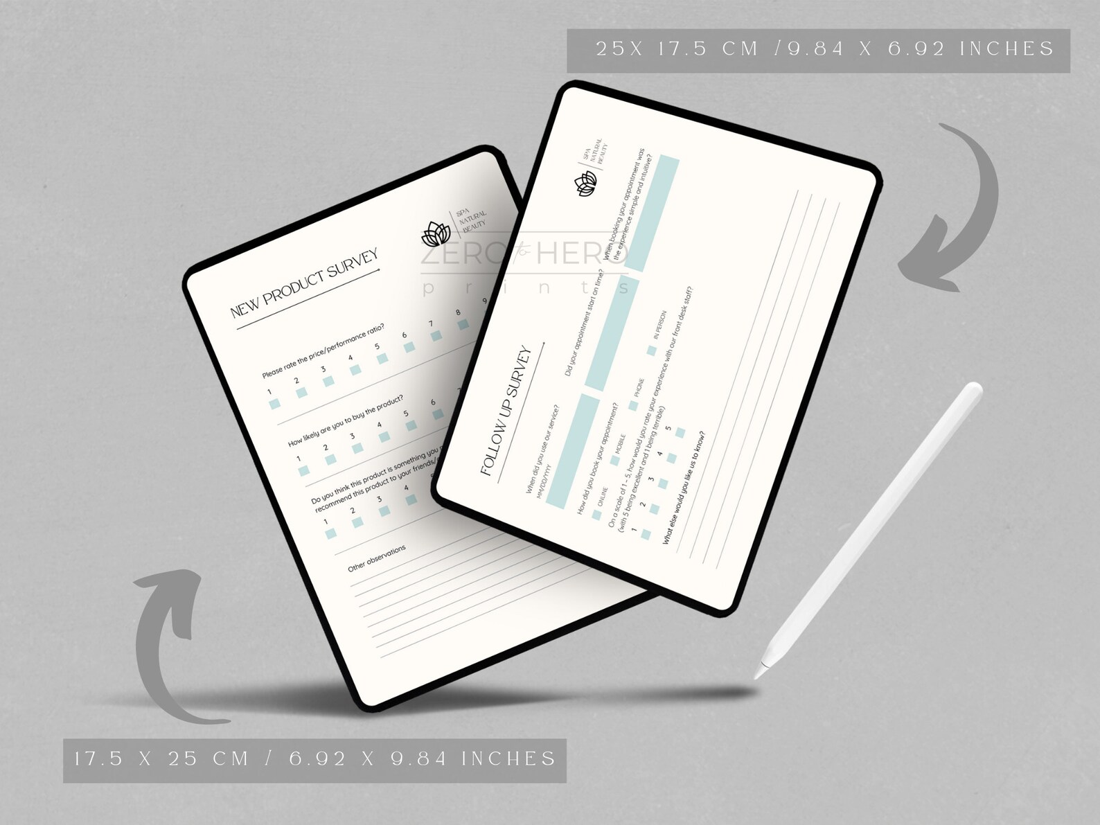 Editable Spa Massage Guest Evaluation Forms | Feedback | Survey | Canva ...