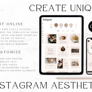 Coffee Shop Instagram Templates. Instagram Posts & Story. Social Media ...