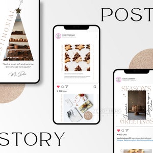 200 Christmas & New Year Eve Social Media Templates | Canva Holiday ...