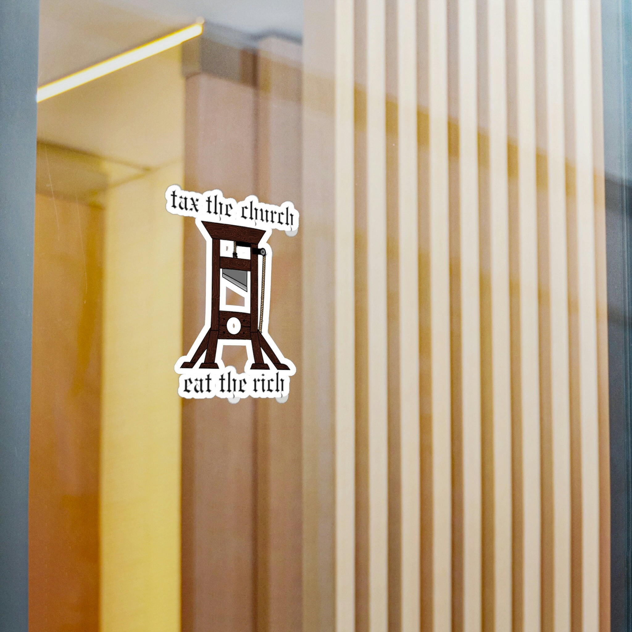 Guillotine Vinyl Decal Sticker - Etsy