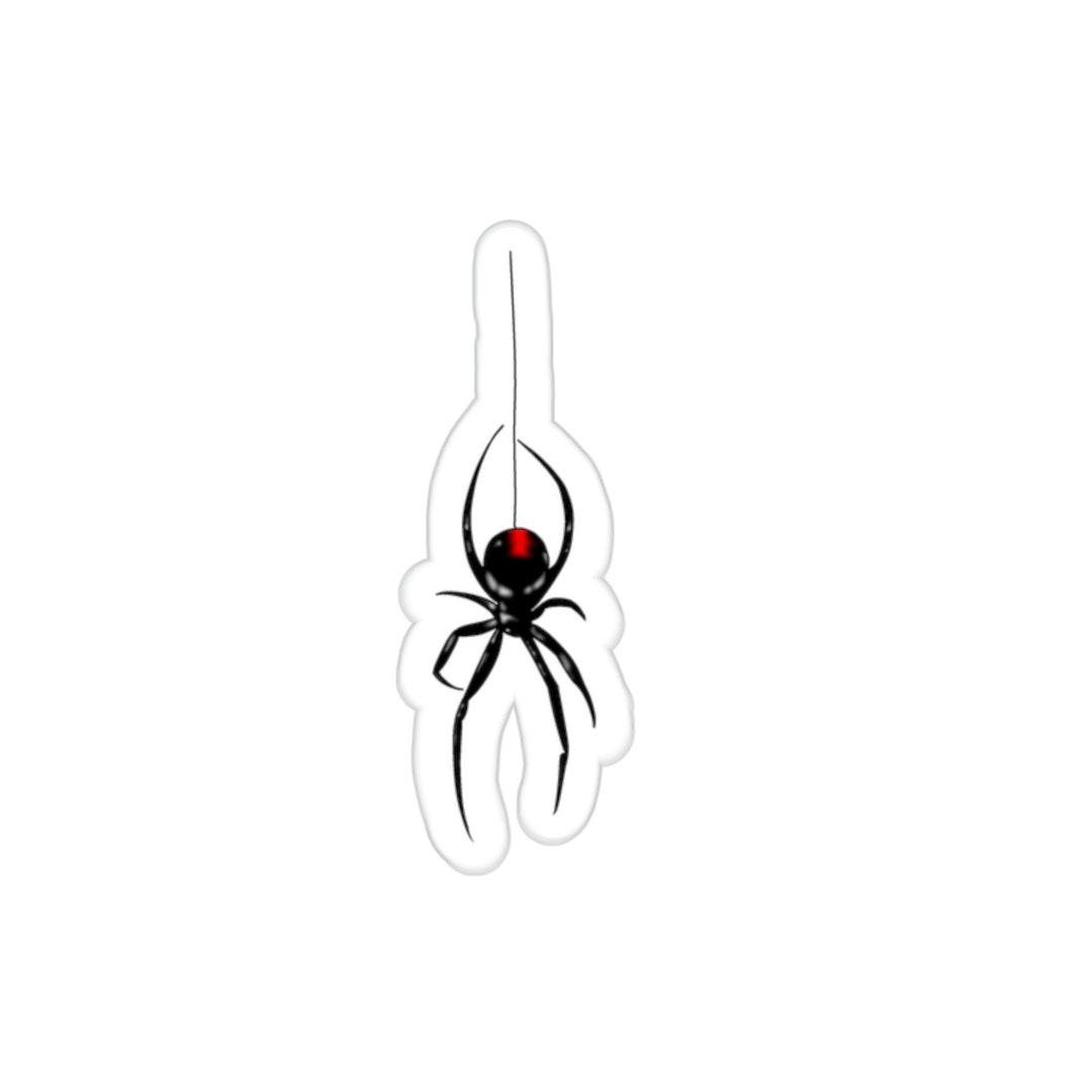 Black Widow Spider Die-cut Stickers - Etsy